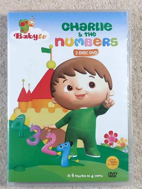 BABYTV CHARLIE AND The Numbers (2 Disc DVD 2011) Educational Homeschool ...