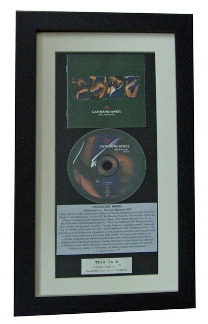 CATHERINE WHEEL ADAM & Eve CLASSIC CD Album QUALITY FRAMED+EXPRESS ...