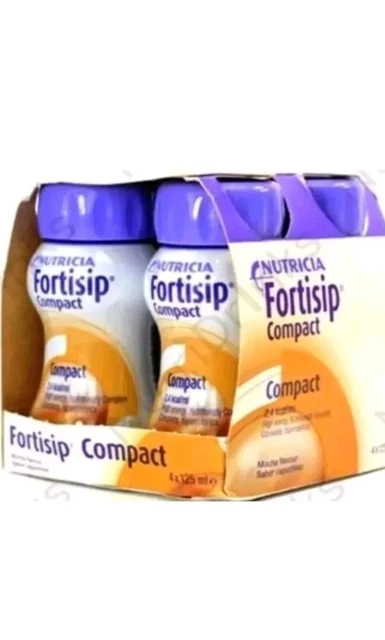 FORTISIP MOCHA COMPACT Protein Drink 125ml X 24 Bottles BB April 2026 £ ...