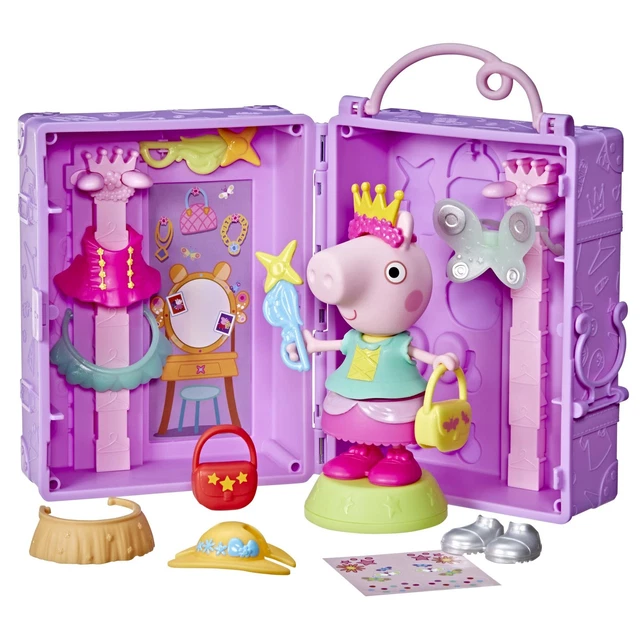 PEPPA PIG PEPPA'S Dress-Up Wardrobe Playset, Pink $95.07 - PicClick AU
