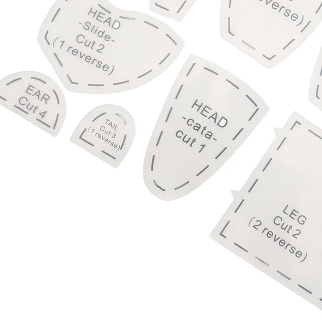 MEMORY BEAR TEMPLATE Ruler Set Memory Bear Template Ruler Smoothly ...