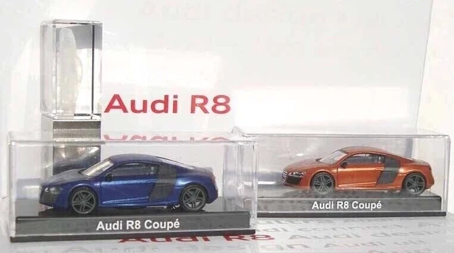 AUDI R8 COUPÉ Facelift 2012 Press Launch Modell Set/Box/Kit Herpa 1:87 ...
