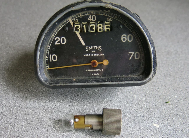 SMITHS CHRONOMETRIC D Shape Speedo 70 mph £40.00 - PicClick UK