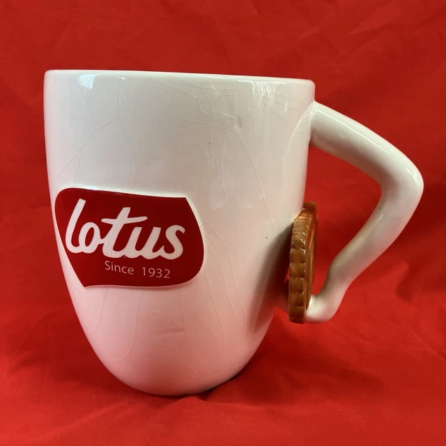 LOTUS BISCOFF ICONIC Cookie Jar / Large Display Mug / No Lid / Crazing ...