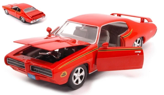 MODELLINO AUTO SCALA 1:24 PONTIAC GTO JUDGE 1969 diecast modellismo statico EUR 24,22 - PicClick FR
