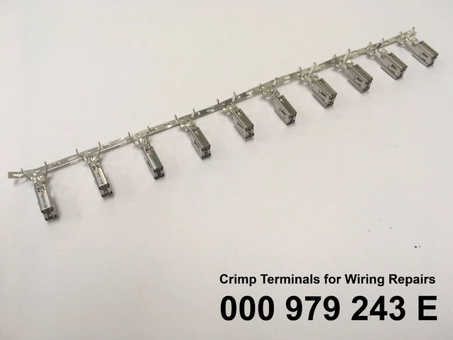 AUDI VW SKODA Seat Porsche 10 x Wiring Crimp Repair Terminals Pins ...