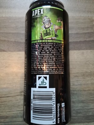 MONSTER APEX LEGENDS 2022 Energy Drink Original Can In Game Full Can ...