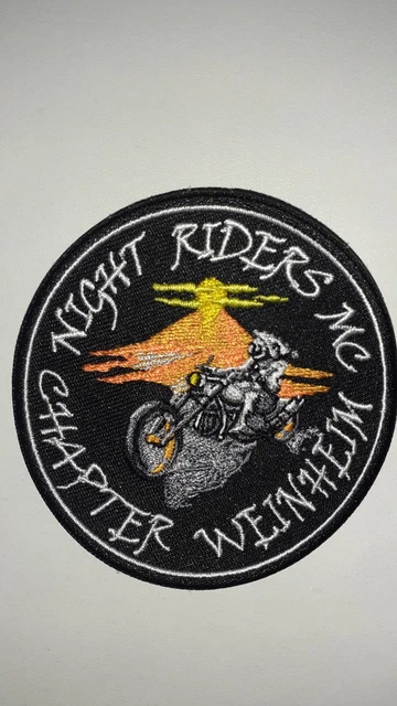 NIGHT RIDERS MC Patch Aufnäher Biker Rocker kutte Motorradclub EUR 10 ...