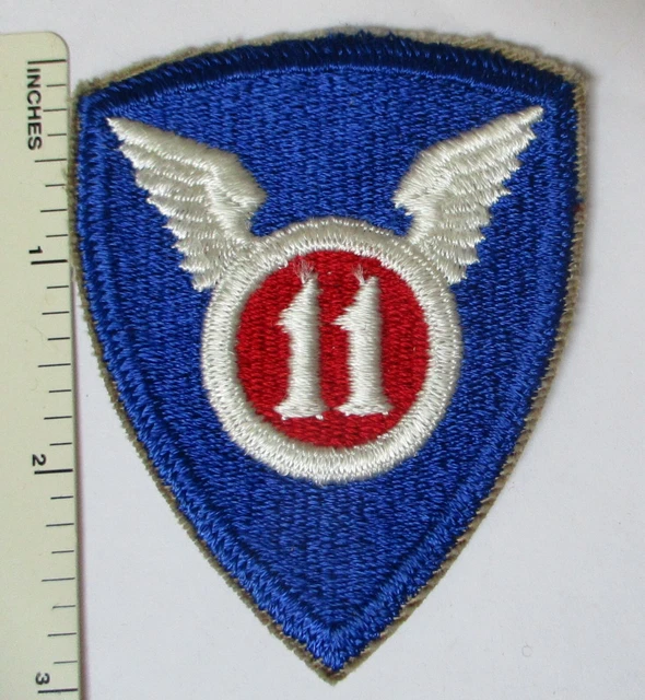 ORIGINAL WW2 VINTAGE 11th AIRBORNE DIVISION US ARMY PATCH (Without Tab ...