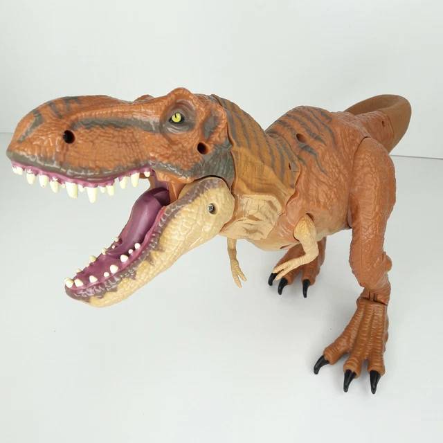 JURRASIC WORLD LARGE Chomping T Rex With Sounds Toy Hasbro 2015 £19.99 ...