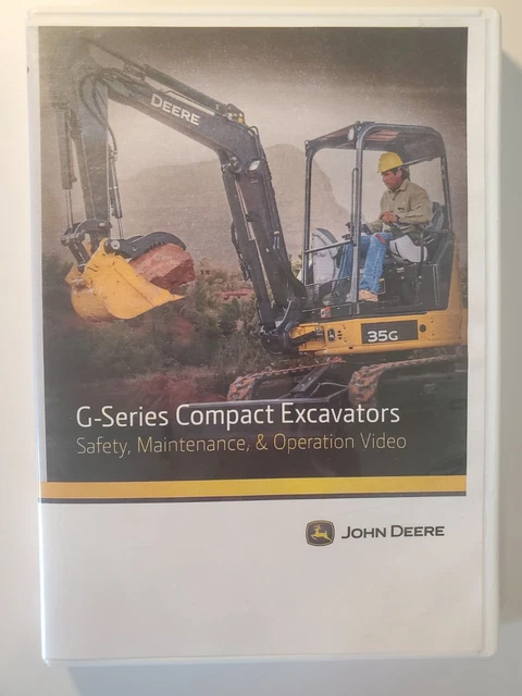 G-SERIES COMPACT EXCAVATORS Safety, Maintenance & Operation DVD John ...