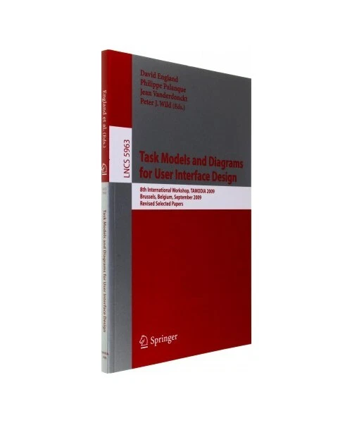TASK MODELS AND Diagrams for User Interface Design: 8th International Workshop, EUR 39,17 ...