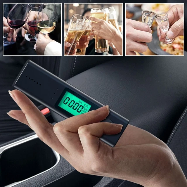 RECHARGEABLE ALCOHOL TESTER Alcohol Detection Device Car Accessory $23. ...