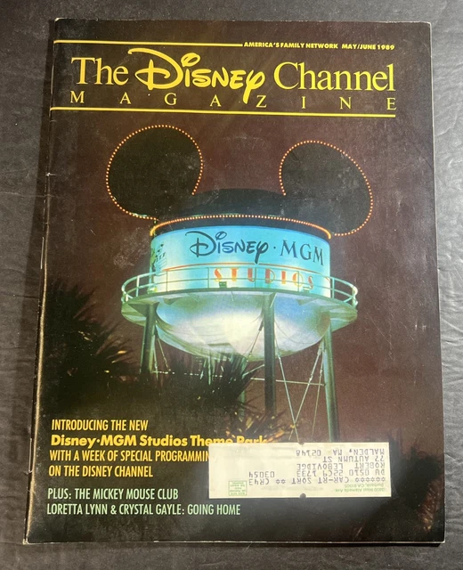 THE DISNEY CHANNEL Magazine The Disney MGM "Earful" Studios Tower May ...