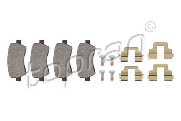 TOPRAN 304 763 Brake Pad Set, disc brake for FORD LAND ROVER VOLVO EUR ...
