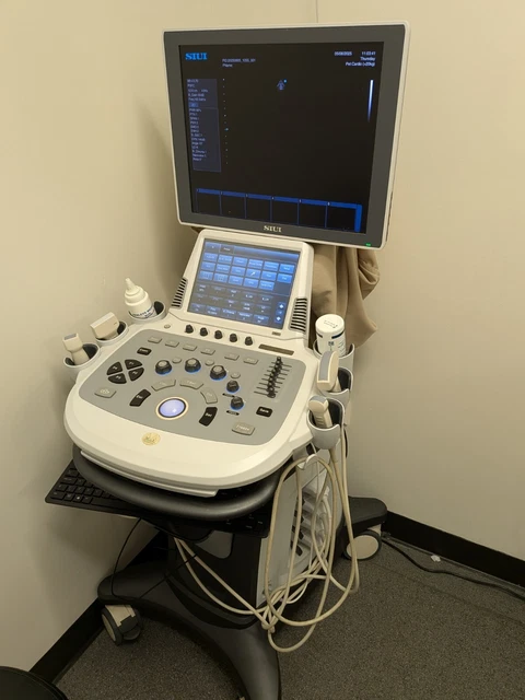VETERINARY ULTRASOUND MACHINE- 4 probes Digital colour doppler Siui ...