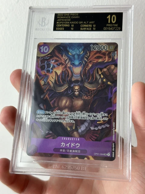 ONE PIECE TCG - KAIDO alt Art OP01-094 BGS BECKETT BLACK LABEL 10 | Pop ...
