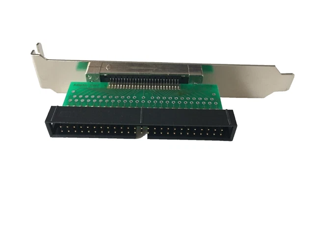 SCSI INTERNAL IDC50PIN Male to HD50pin External Female Adaptor ...