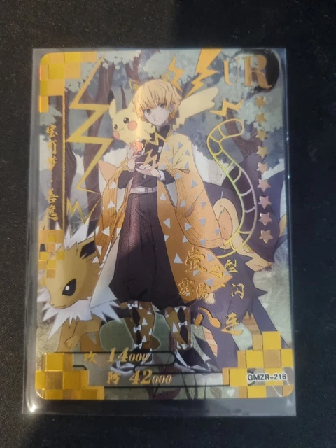 ZENITSU AGATSUMA UR - Demon Slayer x Pokemon GMZR-216 - Holo card EUR ...