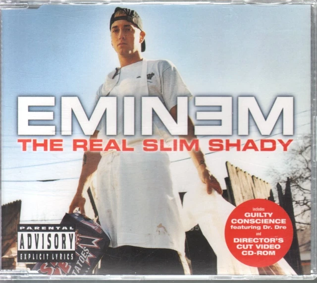 EMINEM REAL SLIM Shady CD Europe Interscope 2000 album version avec ...
