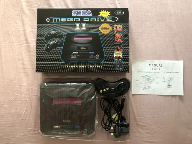 SEGA MEGA DRIVE II 2 Boxed Console with Aladdin & 2 Controllers Bundle ...