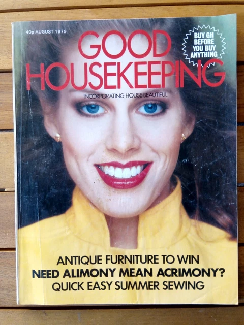 GOOD HOUSEKEEPING MAGAZINE August 1979 £6.99 - PicClick UK