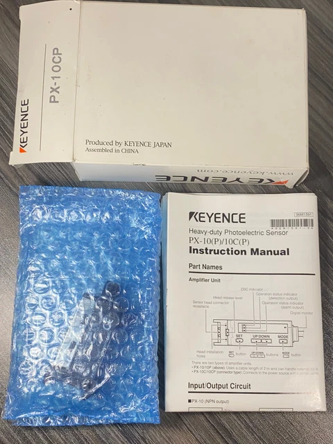 KEYENCE PX-10 PX Series IP67 Photoelectric Sensor Amplifier PX-10CP ...