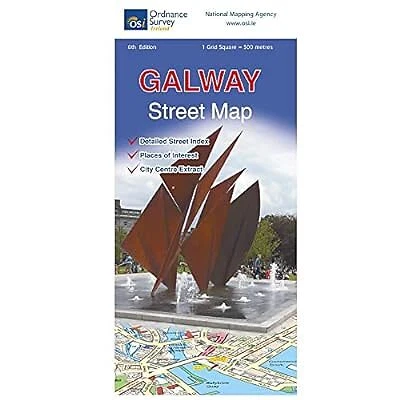 GALWAY STREET MAP | Enlarged City Centre Map | Ordnance Survey Ireland ...