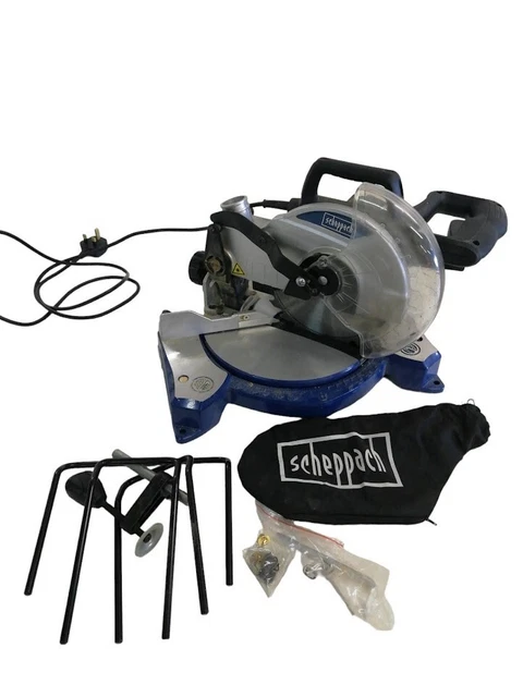 SCHEPPACH HM80L CROSSCUT Compund 1500W Corded Electric Blue Mitre 210Mm ...