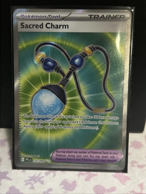 POKEMON SACRED CHARM 122/094 Phantasmal Flames Full Art Holo NM £2.73 ...