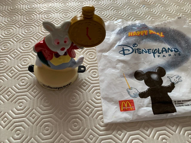 DISNEYLAND PARIS MCDONALD'S Alice in Wonderland White Rabbit Figure £23 ...