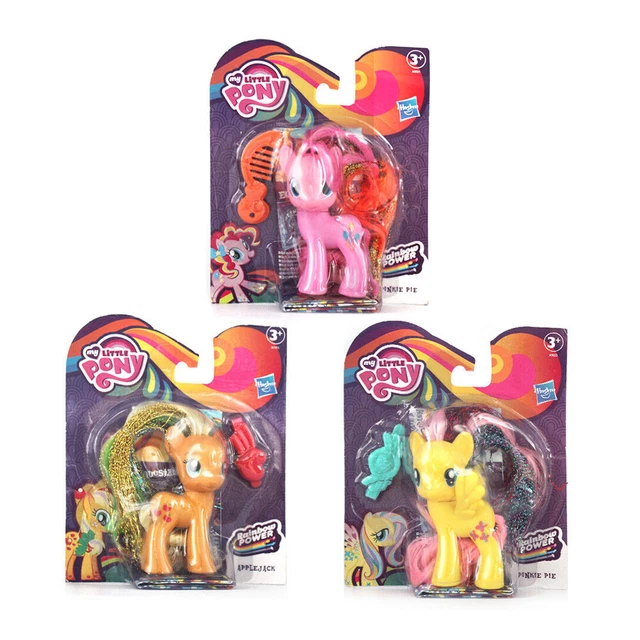 3PCS MY LITTLE Pony Friendship is Magic Applejack&Pinkie Pie&Fluttershy UK 2012 £4.99 - PicClick UK