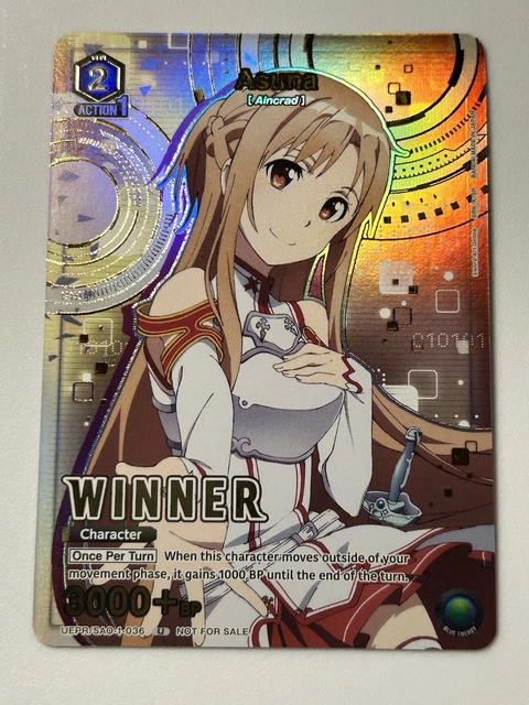 UNION ARENA WINNER Card Asuna U UEPR/SAO-1-036 Sword Art Online English ...