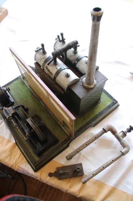 EXTREMELY RARE MARKLIN Twin Boiler Steam Engine Dynamo circa 1915 £ ...