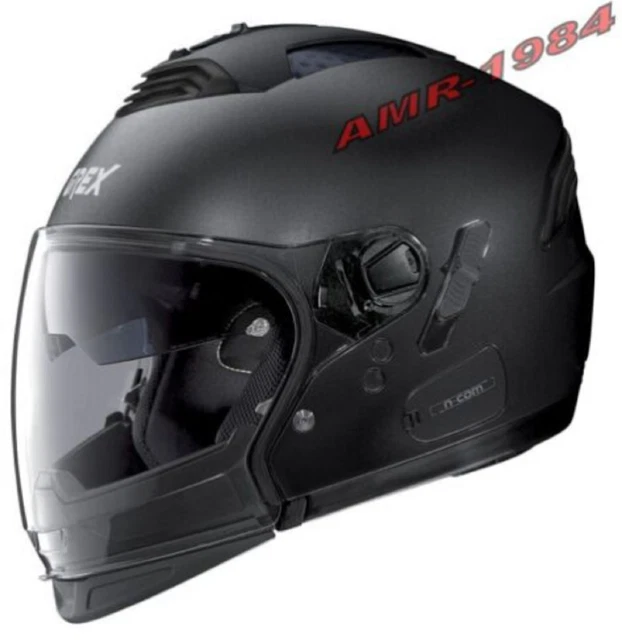CASQUE NOLAN GREX G4.2 Pro N-Com Ex N43E Air Noir Graphite COL.25 6 ...