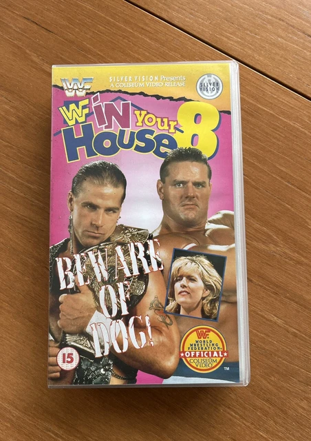 WWF IN YOUR House 8 - 1996 VHS (Silver Vision) WWE / WCW NEW & SEALED ...