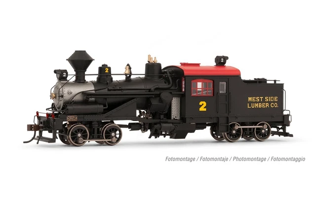 RIVAROSSI HR2880 HEISLER Dampflokomotive 2 Drehgestellen "Westside ...