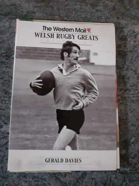 GERALD DAVIES, WALES WESTERN MAIL "Welsh Rugby Greats Collection" Rugby ...