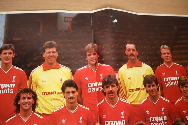 LIVERPOOL FC 1985-86 Football Team Squad Poster Pin Up Dalglish 80s ...