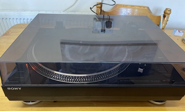 VINTAGE SONY PS-LX350H Turntable / record player with pitch control etc ...