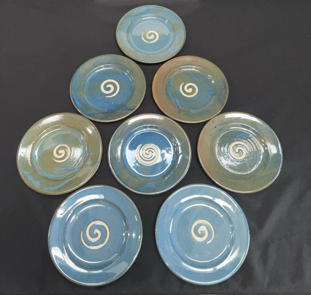 JACK O' PATSY Irish Studio Pottery Side Plates Set of 8 £39.99 ...