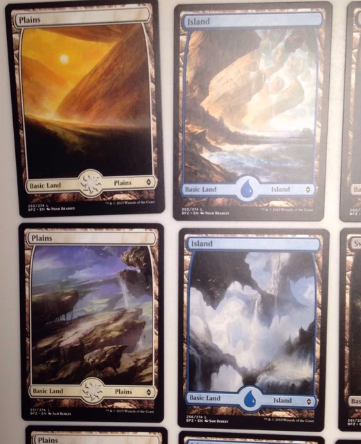 ENSEMBLE DE 25 cartes Battle For Zendikar (BFZ) COMME NEUF ART COMPLET ...
