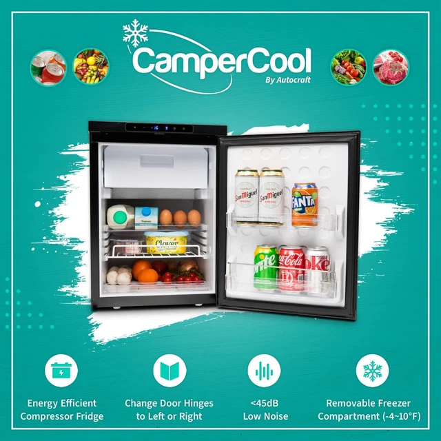 12V 50L COMPRESSOR Campervan Fridge/Freezer CRX50 CRE50 Alternative ...