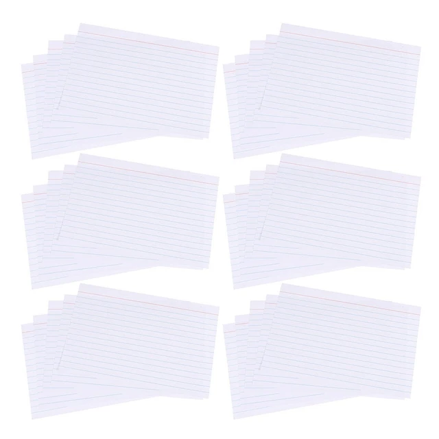 200 PCS MEMO Card Blank Flash Cards Flashcards for Revision Note Paper ...