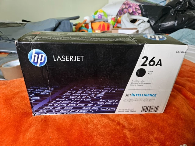 GENUINE HP 26A Black Toner Cartridge Laserjet HP M426 M402 Vat Inc £89. ...