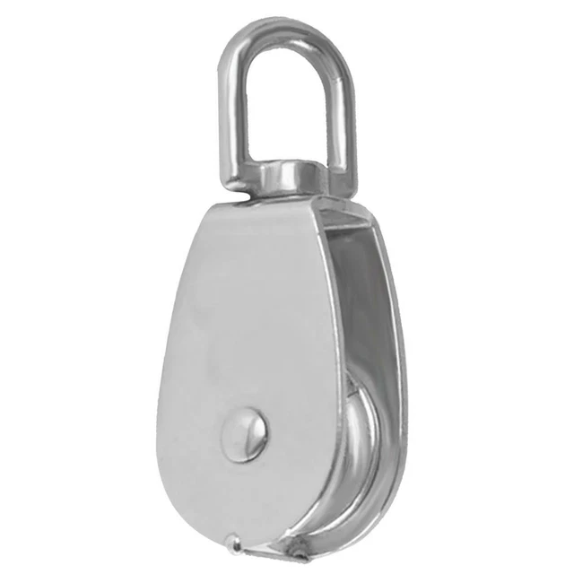 SINGLE WHEEL SWIVEL Sheave Rigging Lifting Wire Rope Pulley Block ...