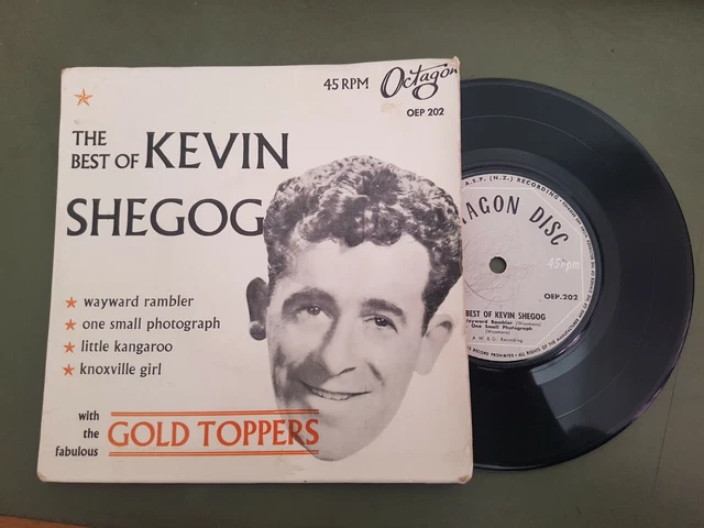 THE BEST OF KEVIN SHEGOG EP by KEVIN SHEGOG RARE OZ COUNTRY NZ PRESS ...