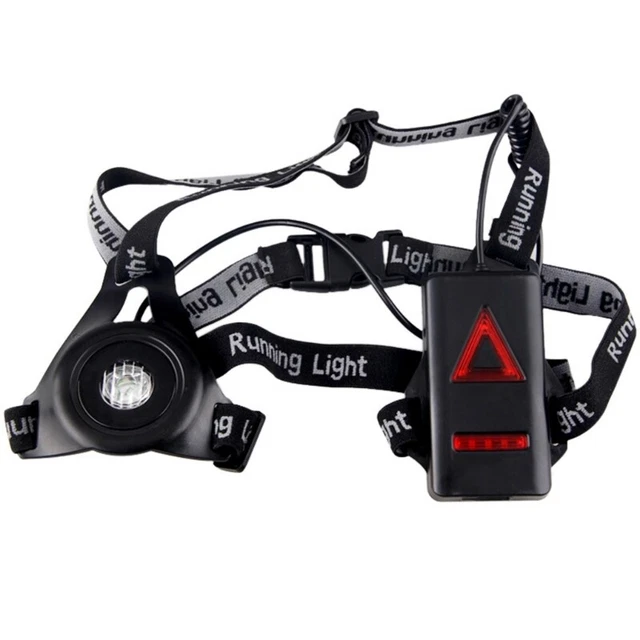 RECHARGEABLE LED LIGHT Night Running Lamp High Brightness LED Chest ...