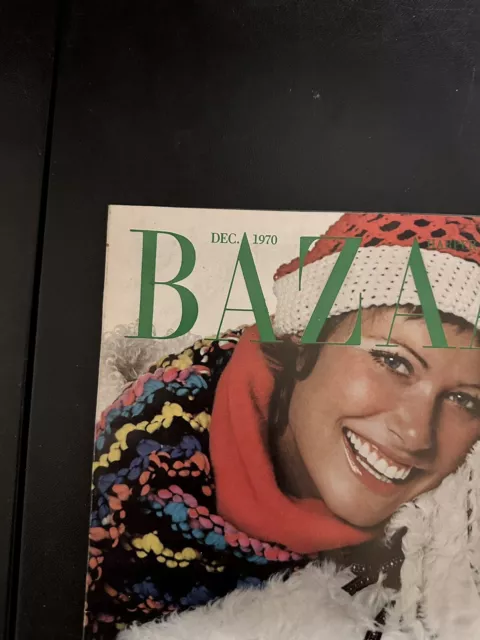 1970 DECEMBER HARPERS BAZAAR Magazine, Great Superstar ADs £46.57 ...