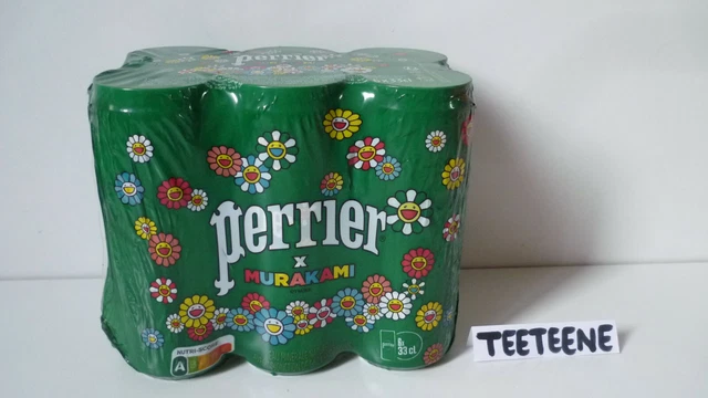 PACK X6 CANETTES 33cl PERRIER X MURAKAMI [ NEUF ] EUR 39,00 - PicClick FR